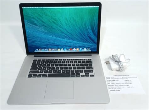 Apple Macbook Pro Retina A Mjlq Ll A Gb Ssd Gb Shores Pawn Jewelry
