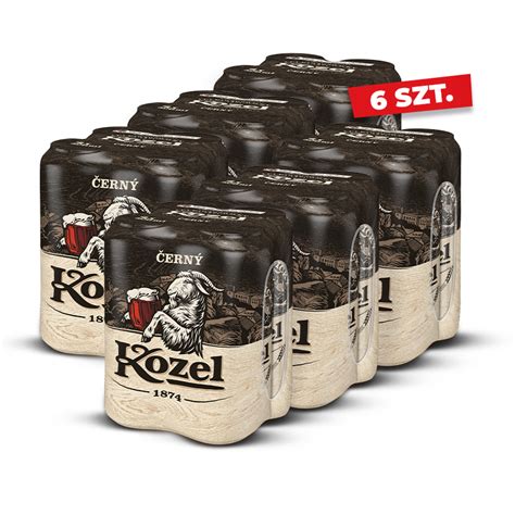 Zestaw Piwo Kozel Cerny 05l 4pack Pusz 6 Sztuk Dobra Cena Sklep