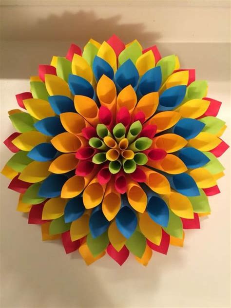 Flores De Papel Para Decoração Com Moldes Dicas Práticas