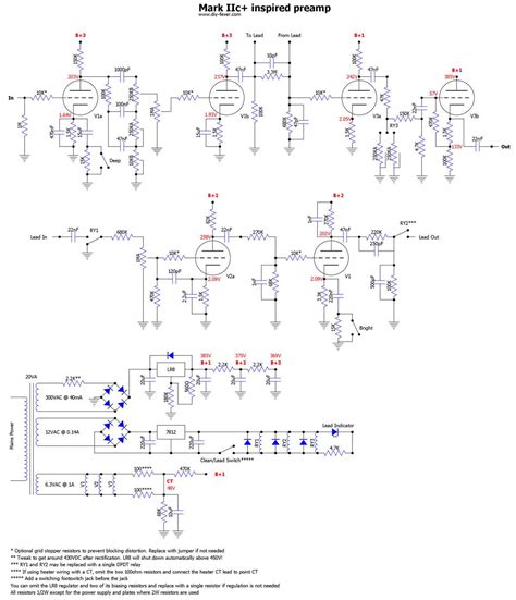 An Inside Look Mesa Boogie Mark Iic Schematic