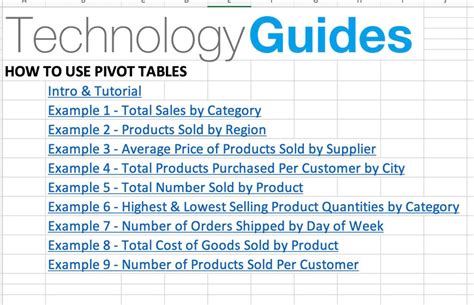 How To Use Pivot Tables In Excel A Beginners Guide Etsy