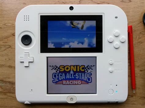 Nintendo 2ds Whitered Sonic Sega All Stars Racing For Sale In Kilcock Kildare From Rado77