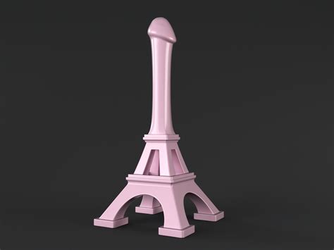 🎨 Eiffel Sex Toy Tower 1・ Stl File For 3d Printing・cults