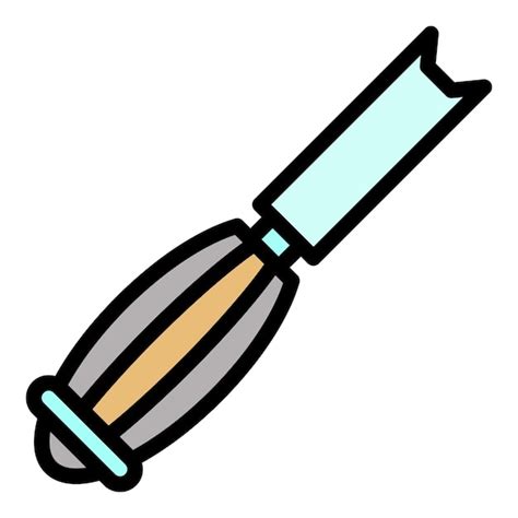 Premium Vector Chisel Tool Icon Outline Chisel Tool Vector Icon Color