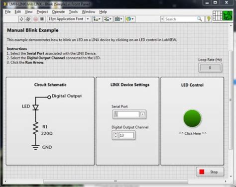 getting started with the chipkit wf32 labview
