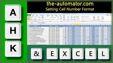 Excel And Autohotkey Font Type Size And Formatting Youtube
