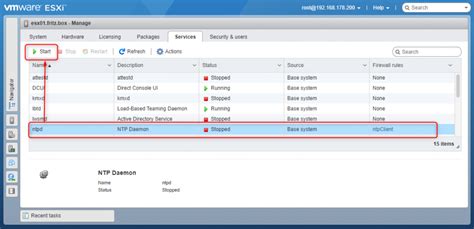Esxi 7 0 Standalone The Service Ntpd Failed To Start Vblog Nl