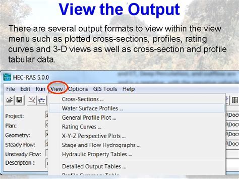 Hec Ras Uniform Flow With Cross Sections Atlantalana