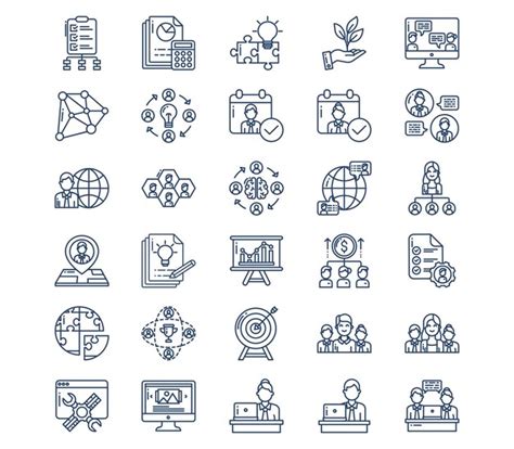 Premium Vector Project Work And Software Development Set