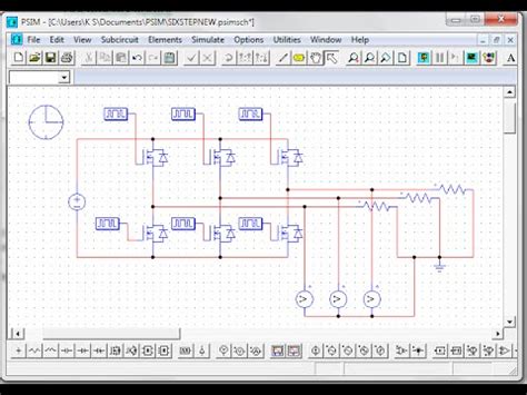Six Step Voltage Source Inverter Part III PSIM Simulation YouTube