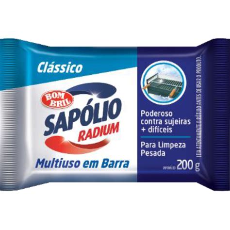 Sapolio Radium Pedra Classico 200gr Comercial Esthampa