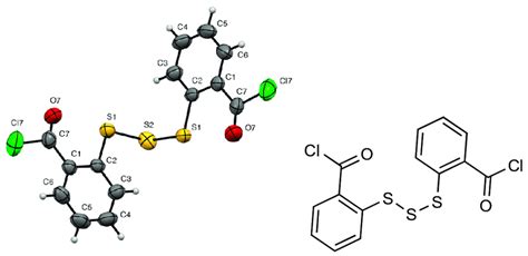The Molecular Structure Of 5 Showing Anisotropic Displacement Download Scientific Diagram
