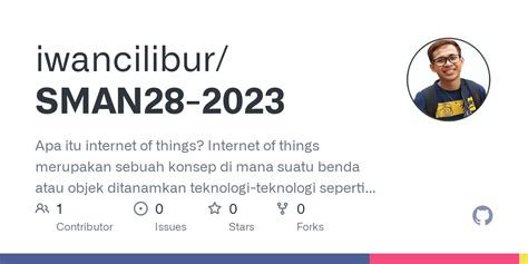 GitHub Iwancilibur SMAN28 2023 Apa Itu Internet Of Things Internet