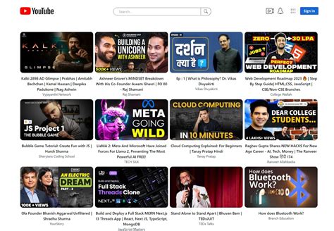 Github Vikasiparyoutube Clone React Tailwind Css Youtube Data Api