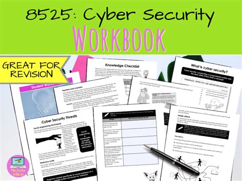 Cyber Security AQA GCSE Computer Science Workbook Teaching Resources