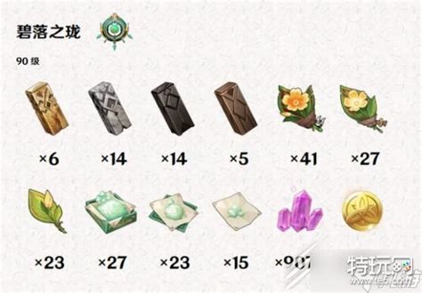 《原神》白术专武突破材料介绍特玩网