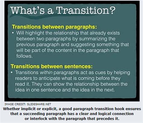 Making Effective Paragraph Transitions 3 The Manila Times