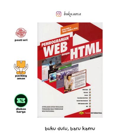 jual buku pemrograman web dengan html disertai lebih dari 200 contoh