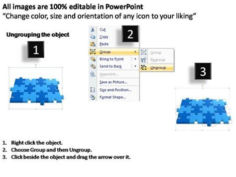 Powerpoint Backgrounds Chart 4x3 Rectangular Jigsaw Puzzle Matrix Ppt