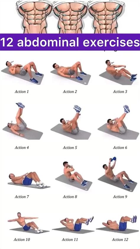 12 Must Try Ab Exercises For Abs Workout [video] Abs Workout Workout Videos Abs Workout Video