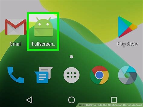 How To Hide The Notification Bar On Android With Pictures