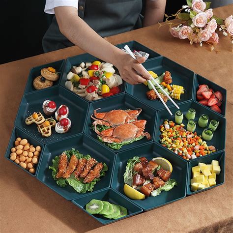 밀 밀짚 접시 식사 접시 세트 플라스틱 접시 케이크 접시 샐러드 접시 피크닉 접시 깨지지 않는 식기 세척기 안전 Aliexpress