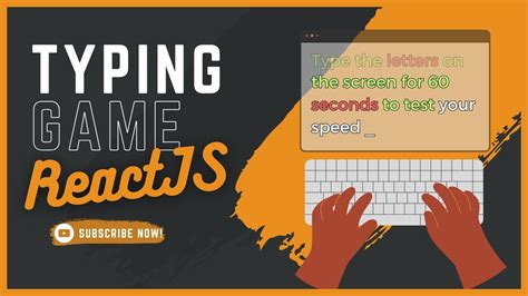 Typing Speed Test Game In React Js Youtube