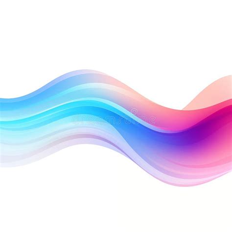 Colorful Wave Patterns Create A Vibrant Background For Artistic Design And Creativity Stock