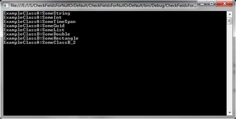 C Generic Nullempty Check For Each Property Of A Class Code