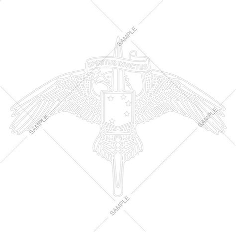 Marsoc Crest Logo Vector Svg Png For Engraving And Design Etsy