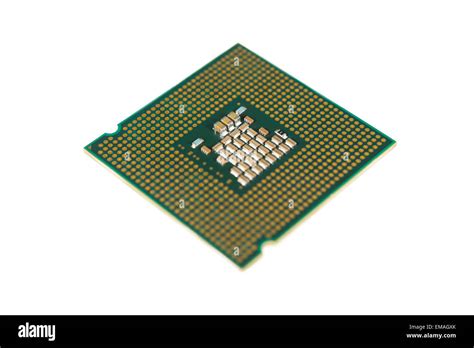 Central Processing Unit CPU Isolated On White Background Stock Photo Alamy