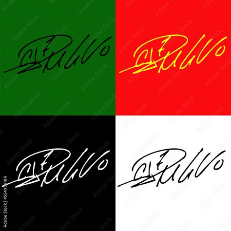 Cristiano Ronaldo Signature Autograph Cr7 Stock Vector Adobe Stock