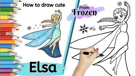 How To Draw Elsa Art Hub