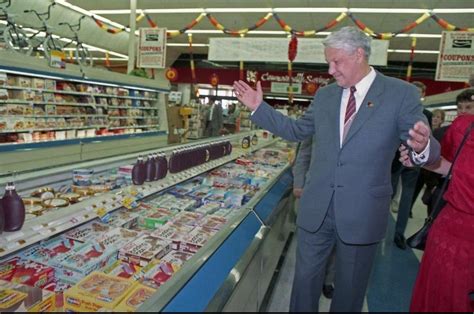 In 1989 Boris Yeltsin Visited A Grocery Store In Houston And Was