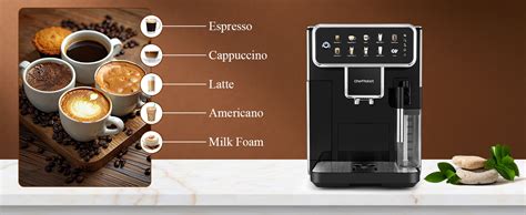 Fully Automatic Espresso Machine 12 Cup Coffee Maker One Touch Cappuccinolatte