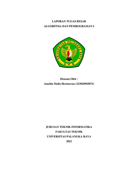 PDF Amelda Malia Hermawan UTS Algoritma Dan Pemrograman I