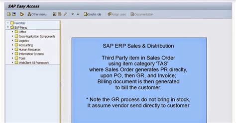 青蛙SAP分享 Froggy s SAP sharing SAP SD Process Third Party Direct Vendor Delivery using Item