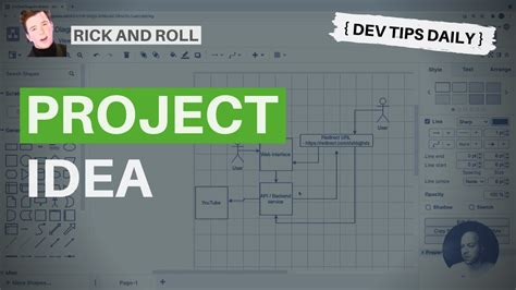 Devtips Daily Rick And Roll Project The Project Idea Youtube