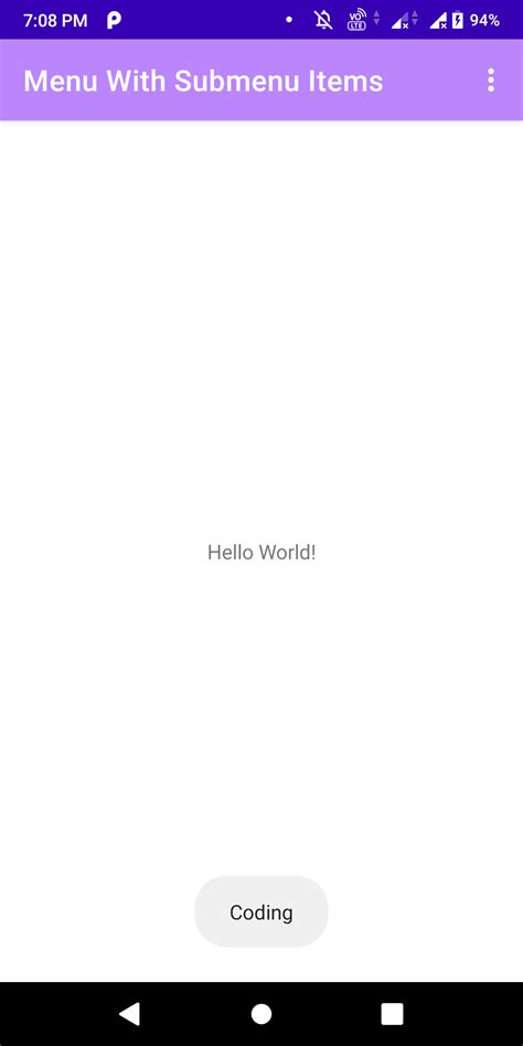 Github Anjali628menu With Submenu Items It Is An Android Application Feature That Can Be