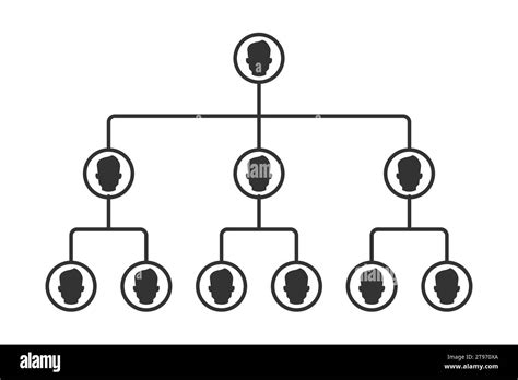 Management Hierarchy Icon Vector Illustration Stock Vector Image And Art Alamy