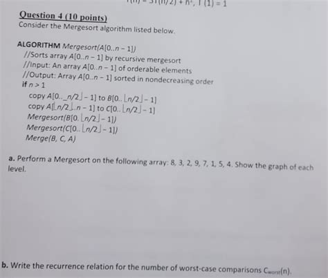 Solved T Question Points Consider The Chegg