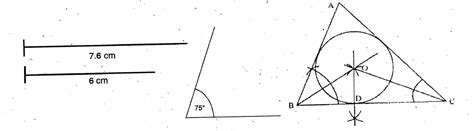 Wbbse Solutions For Class 10 Maths Chapter 11 Construction Of Circumcircle And Incircle Of A