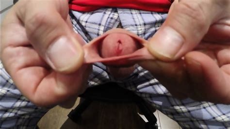 Big Uncut Penis Jerking Cum Shot