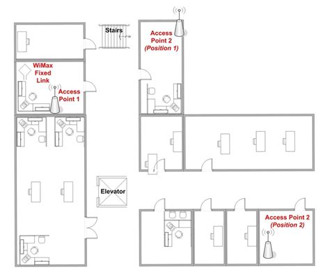 5 floorplan of building showing node placement download scientific