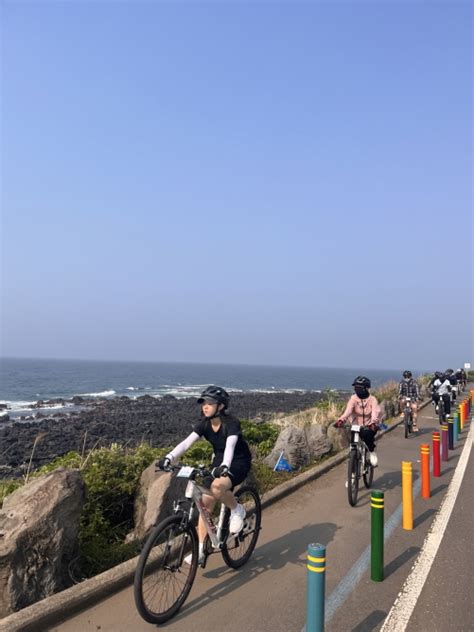 해양교육원 제주분원 사기충전 탐험활동 ‘타기로 제주도 자전거 일주