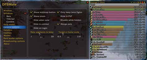 Dpsmate Addon F R World Of Warcraft Vanilla