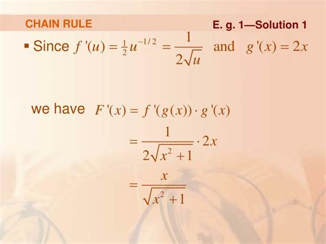 Ppt In This Section We Will Learn About Differentiating Composite Functions Using The Chain