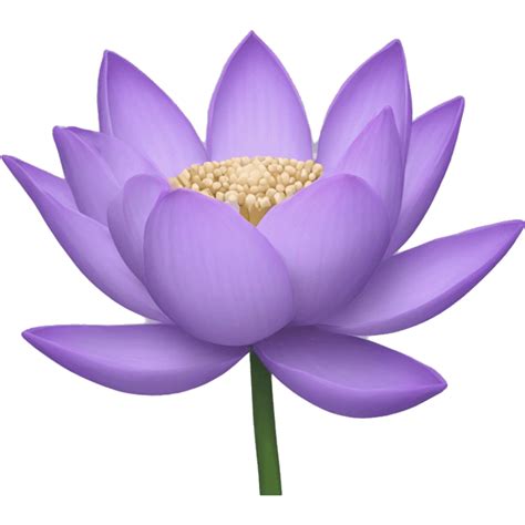 Realistic Lilac Lotus Flower Emoji Ai Emoji Generator