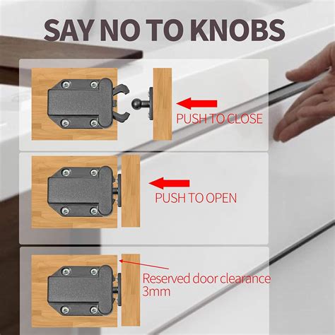 Buy Jiozermi Pack Push Latch Rebound Self Locking Device With Automatic Pop Up Function