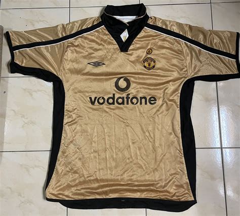 Manchester United 100 Years Centenary Gold White Reversible Jersey Men